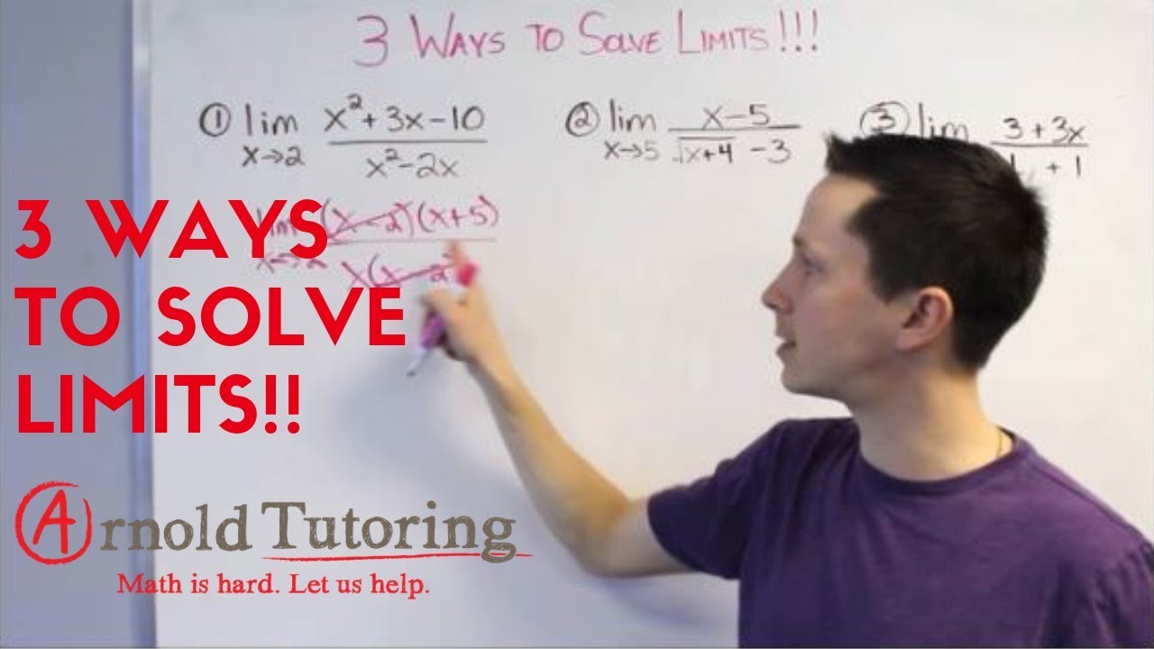 3 Ways To Solve Limits Youtube