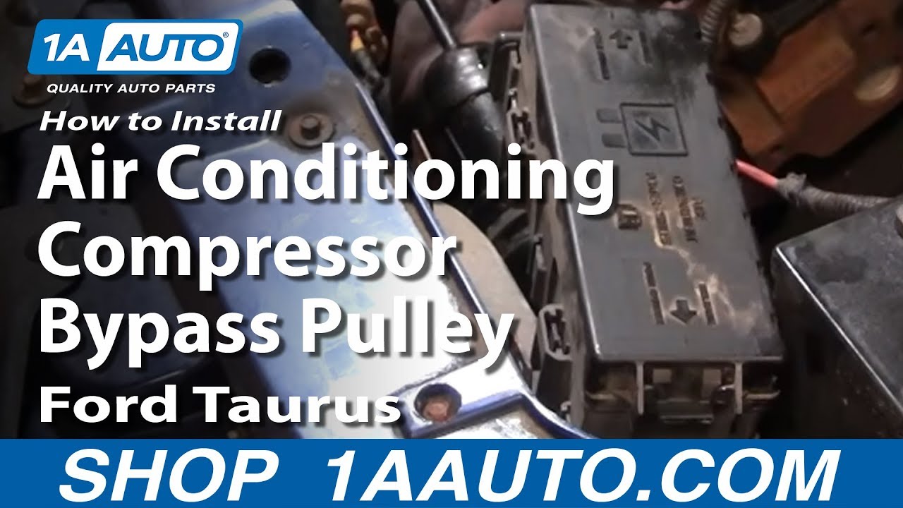 Bypass Ac Compressor Pulley Step By Step Guide Air Conditioner