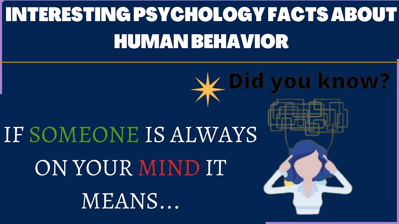 50 Interesting Psychology Facts About Human Behavior Things You Never