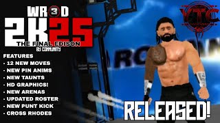 Wr3d 2k25 The Final Edison Released Ll All New Features And More Wr3d ...
