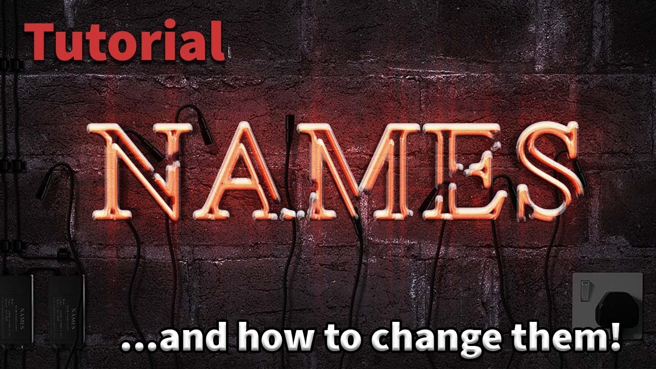 Maya Renaming Multiple Objects Youtube