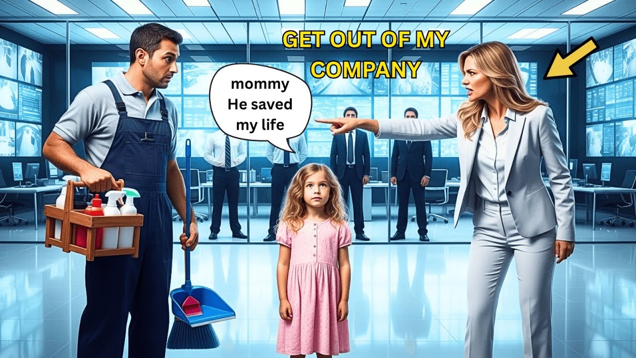Single Dad Janitor Was Fired By The Billionaire Ceo Then Her Daughter