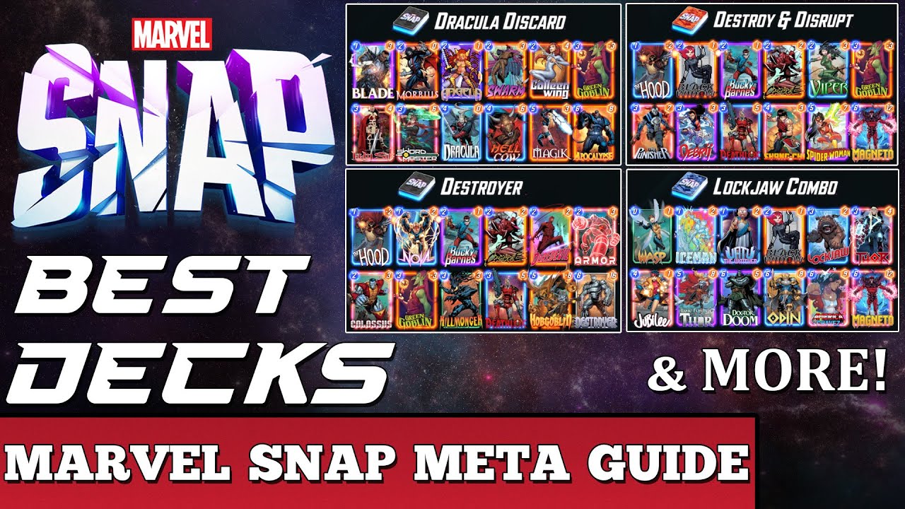 Marvel Snap Meta Guide Marvel Snap S Best Decks Youtube