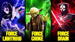 Every Single Iconic Force Ability Explained Doovi