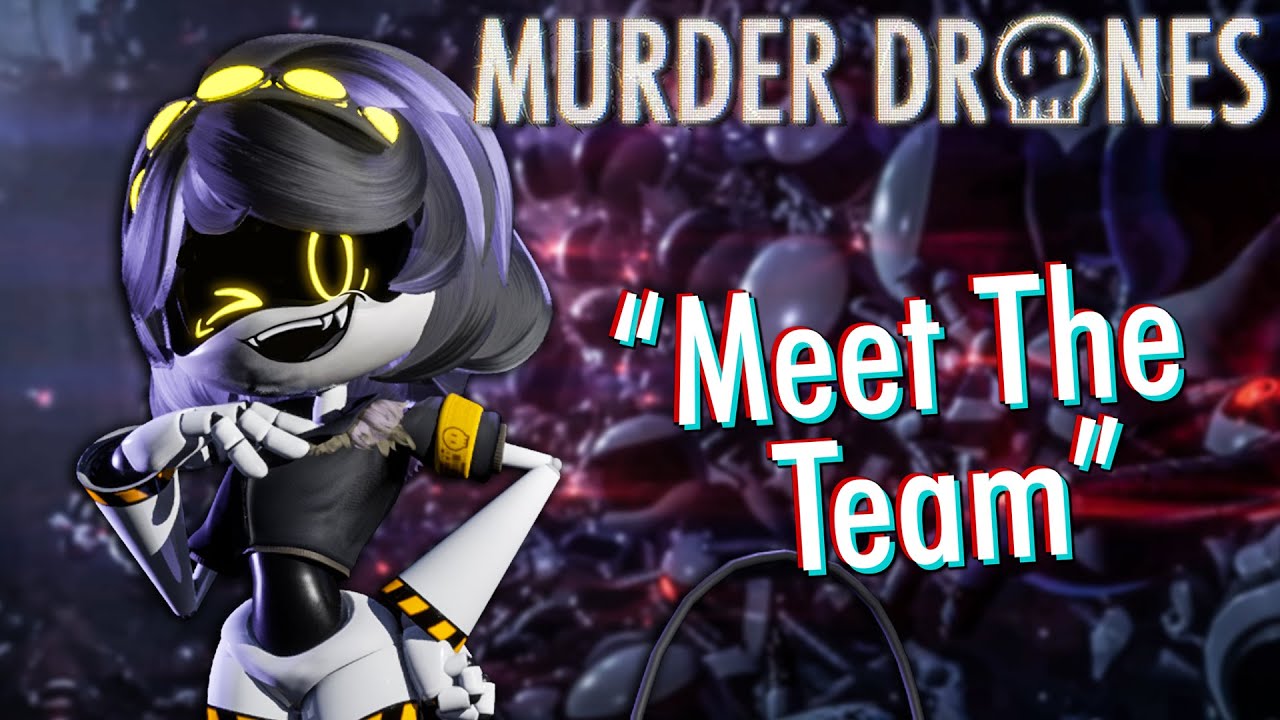 Murder Drones Meet The Team Clip Youtube