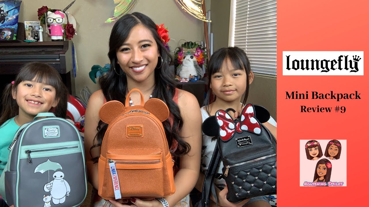 Loungefly Mini Backpack Review 9 Nguyening Smiles Youtube