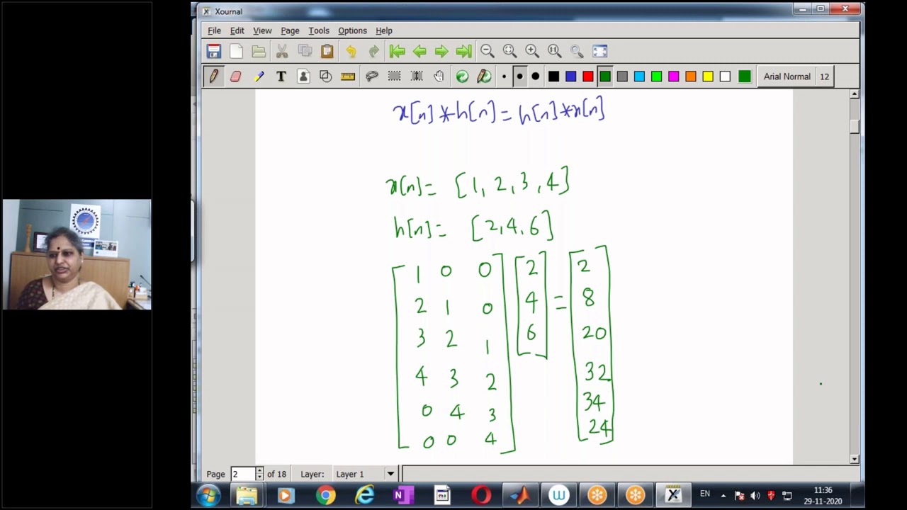 Convolution Sum Part B Youtube