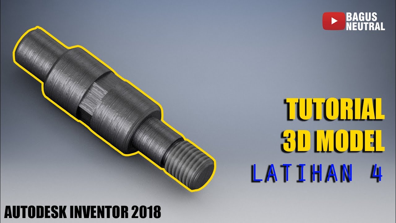 Tutorial 3d Model Latihan 4 Youtube