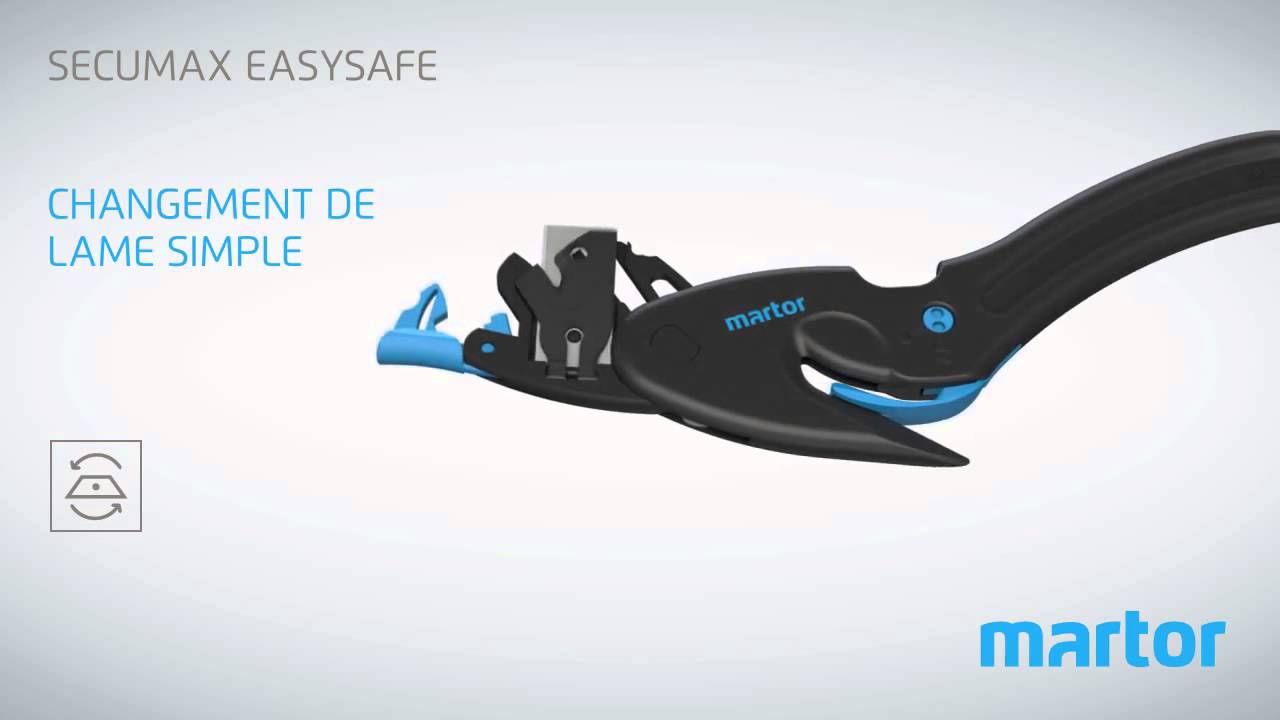 Cutter Professionnel Lame Protégée Martor Easysafe Youtube