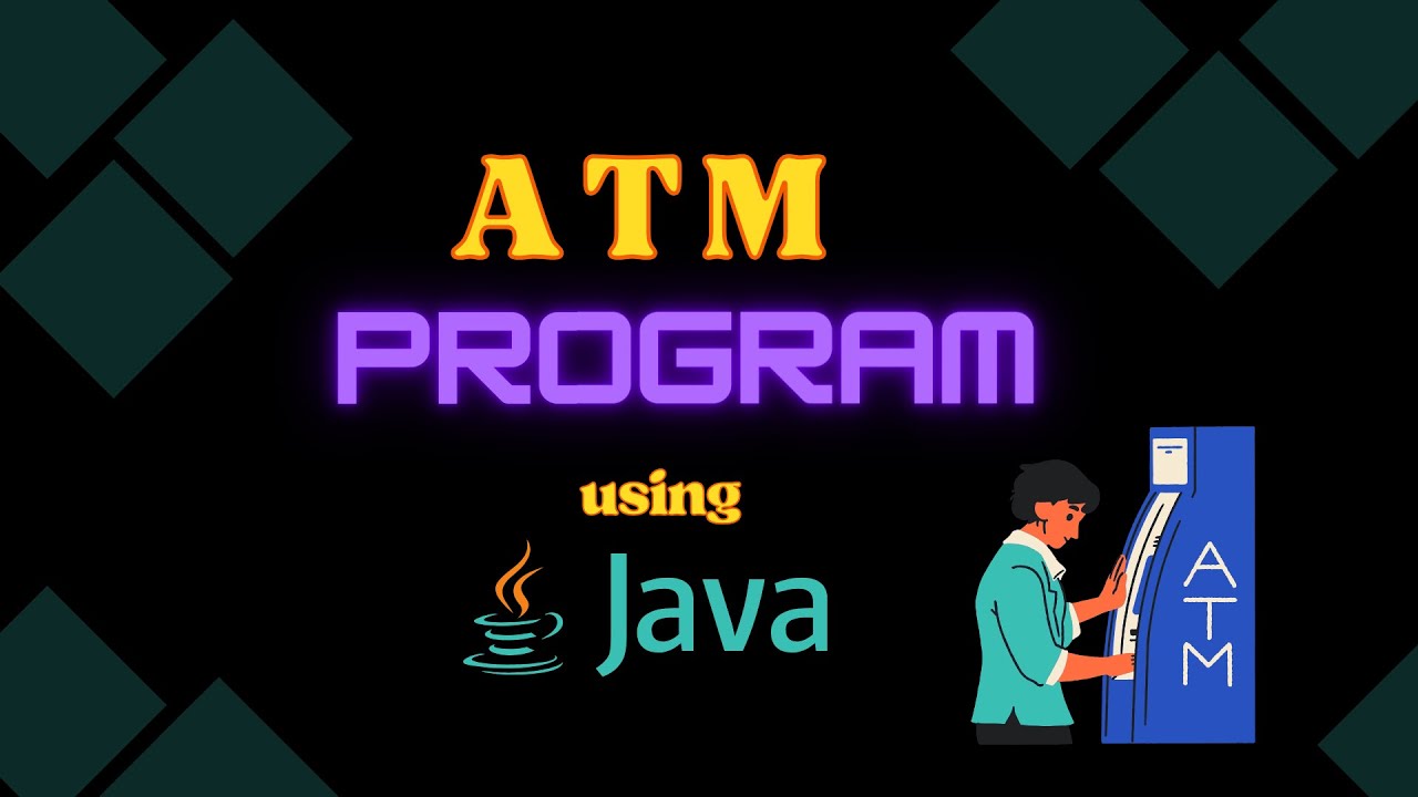 Atm Program Using Java Atm Interface Youtube