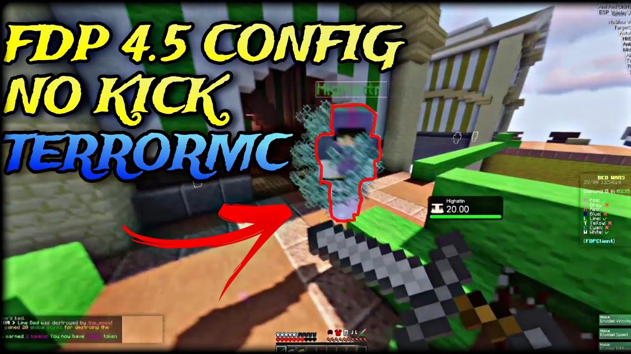 Destroying Blocksmc With Fdp Client 4 Range No Kick Youtube