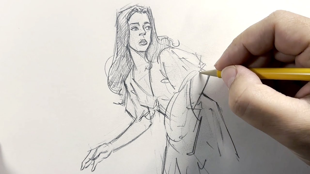 How To Draw A Female Body Youtube