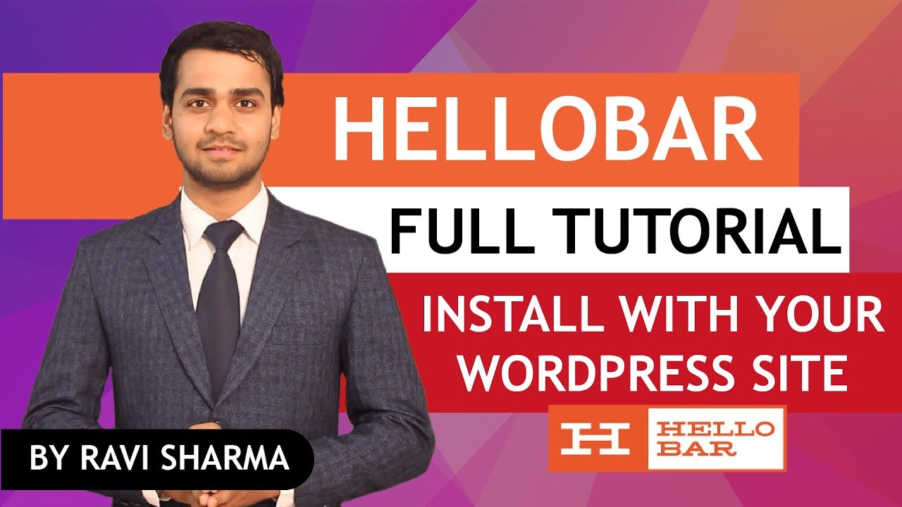 Hello Bar Wordpress Plugin Installation Tutorial Create Popups For