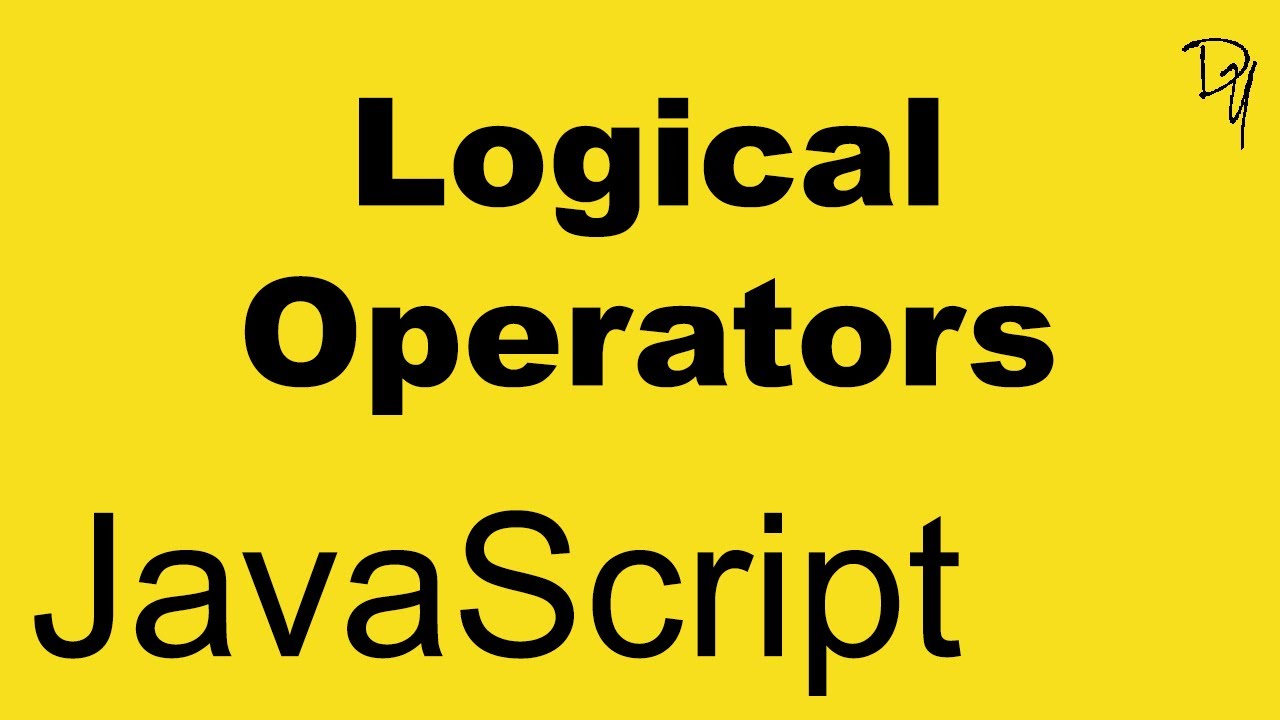Javascript Logical Operators 11 Youtube