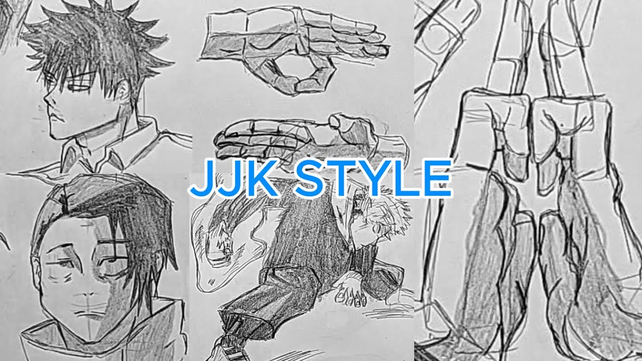 I Tried Drawing In Jujutsu Kaisen S Art Style Youtube