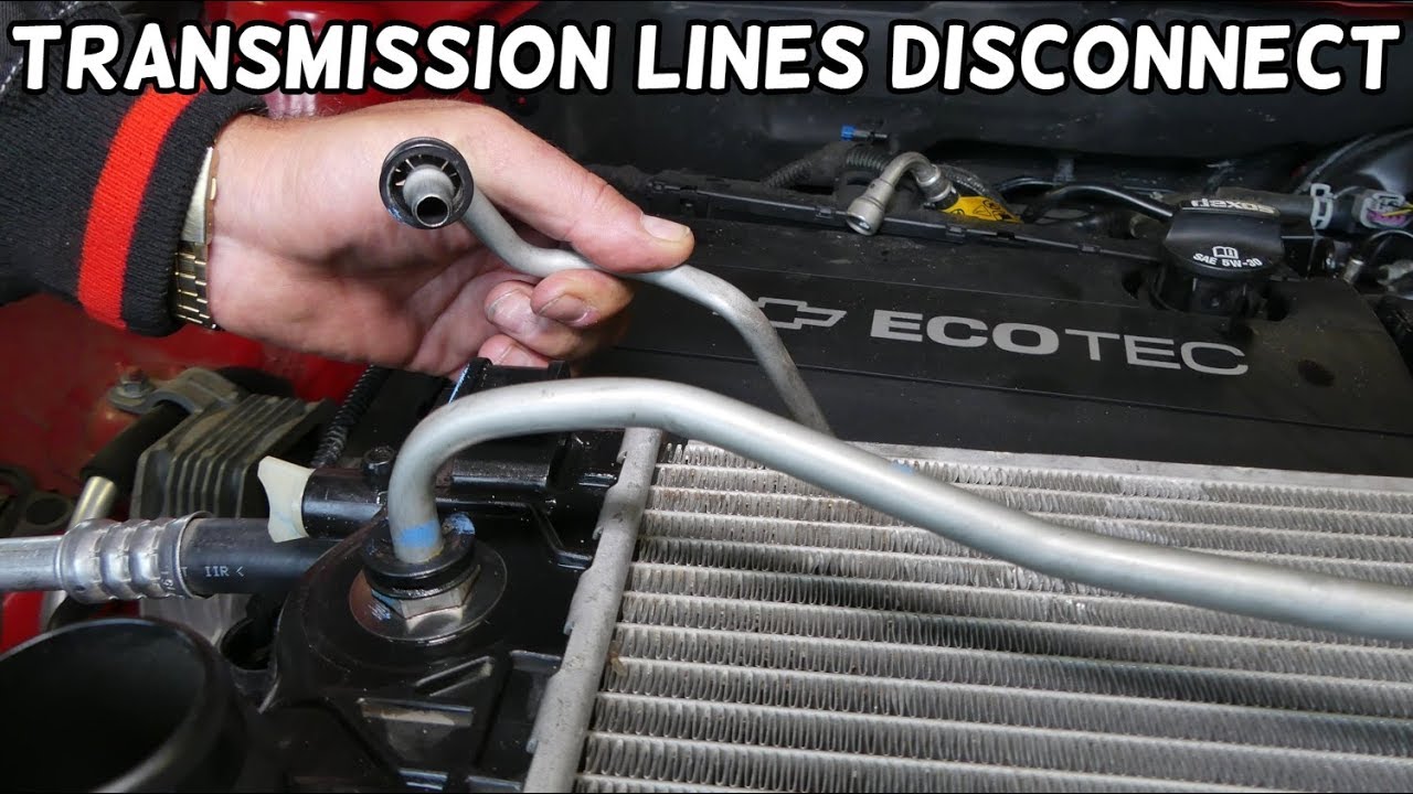 How To Disconnect Transmission Lines From Radiator