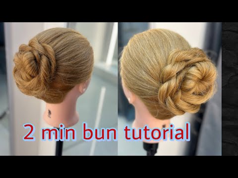 Quick And Easy Bun Tutorial Learn Step By Step Youtube