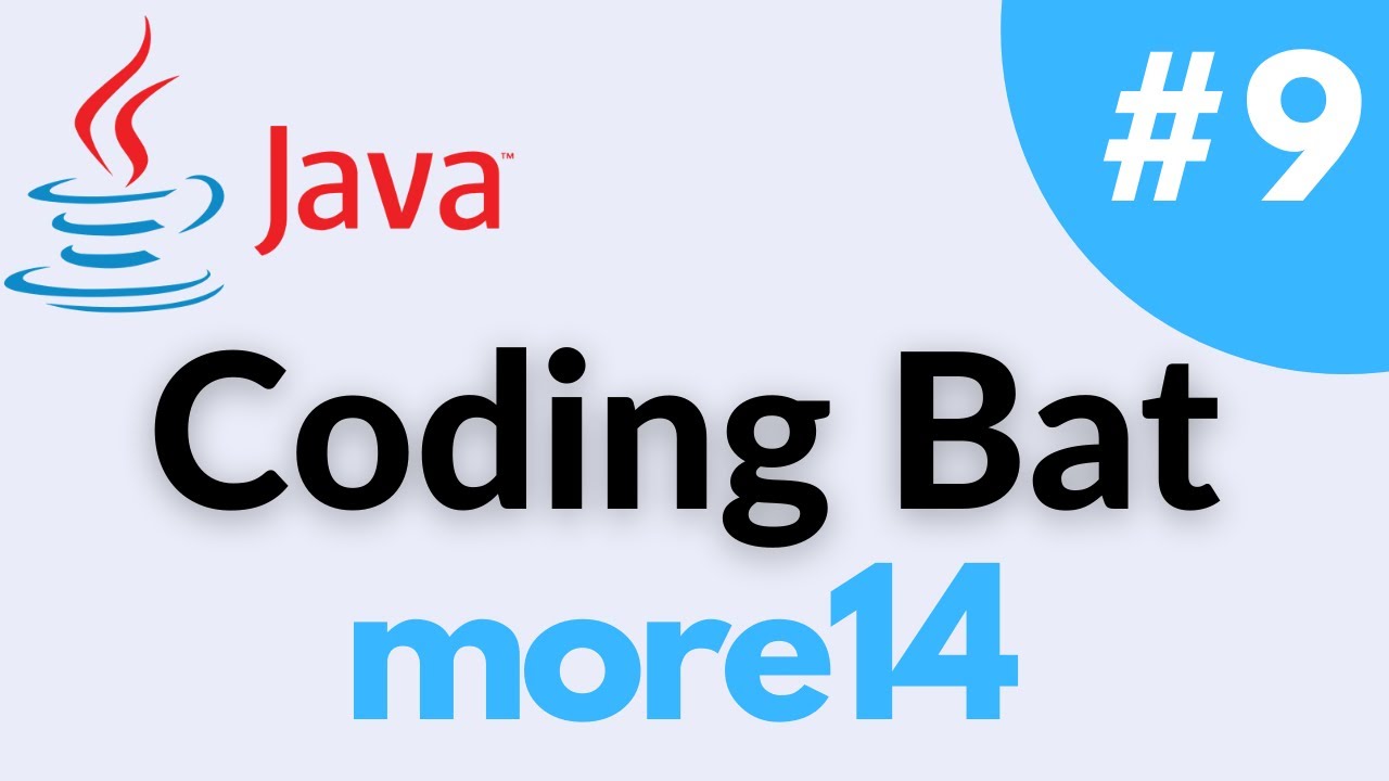 More14 Coding Bat Array 2 Java Solution And Tutorial Youtube