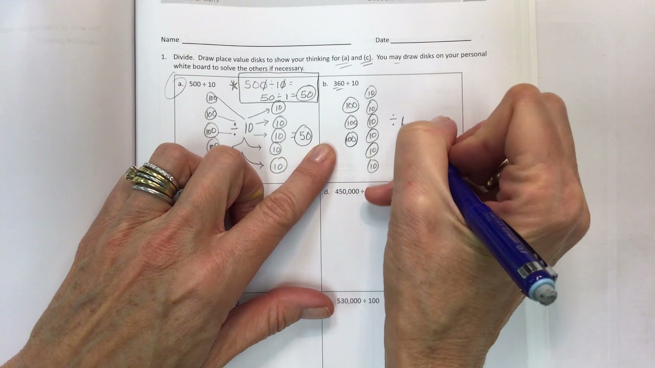 Eureka Math Grade 5 Module 2 Lesson 16 Problem Set Youtube