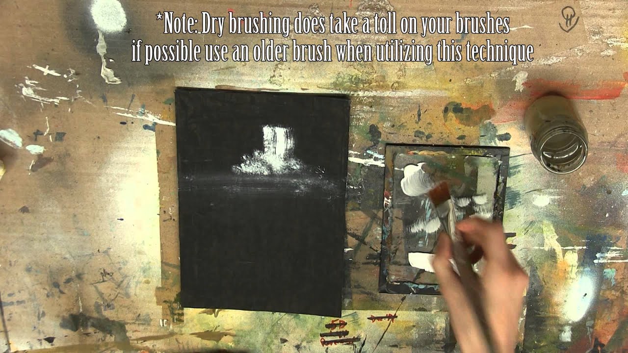 Acrylic Painting Tutorial Dry Brushing Part 1 Youtube