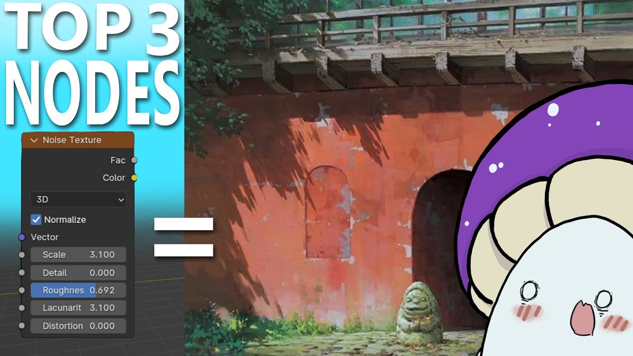 Blender Anime Texture Painting With Nodes Eevee Comfee Tutorial