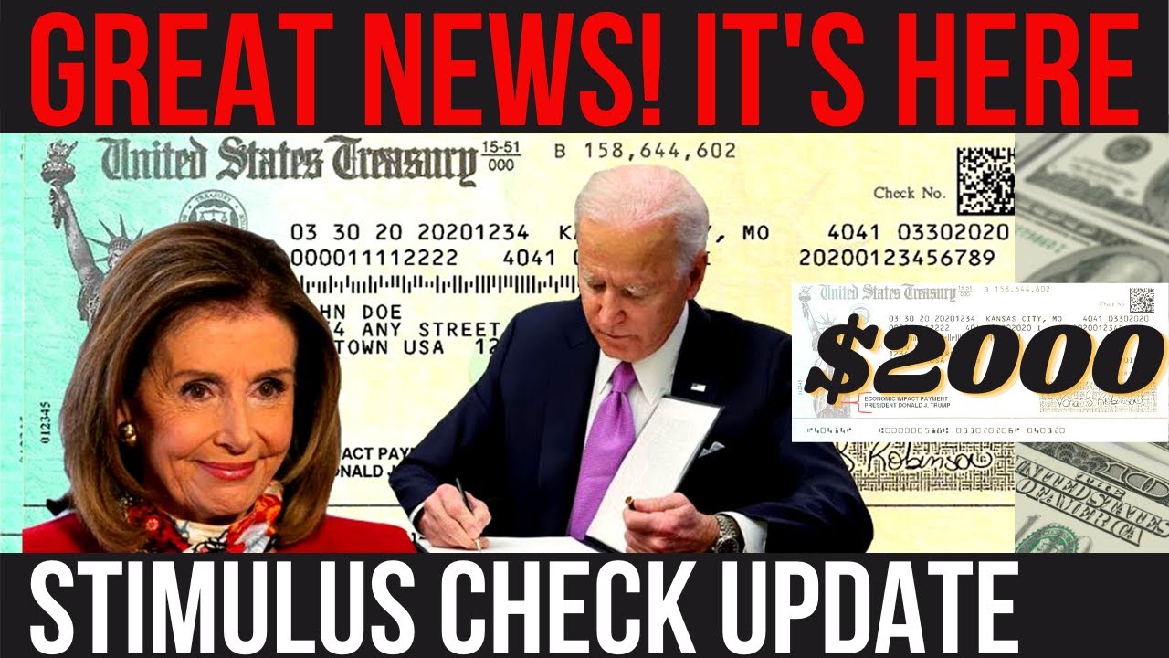 Finally Bill Has Arrived 1400 Third Stimulus Check Update 50k