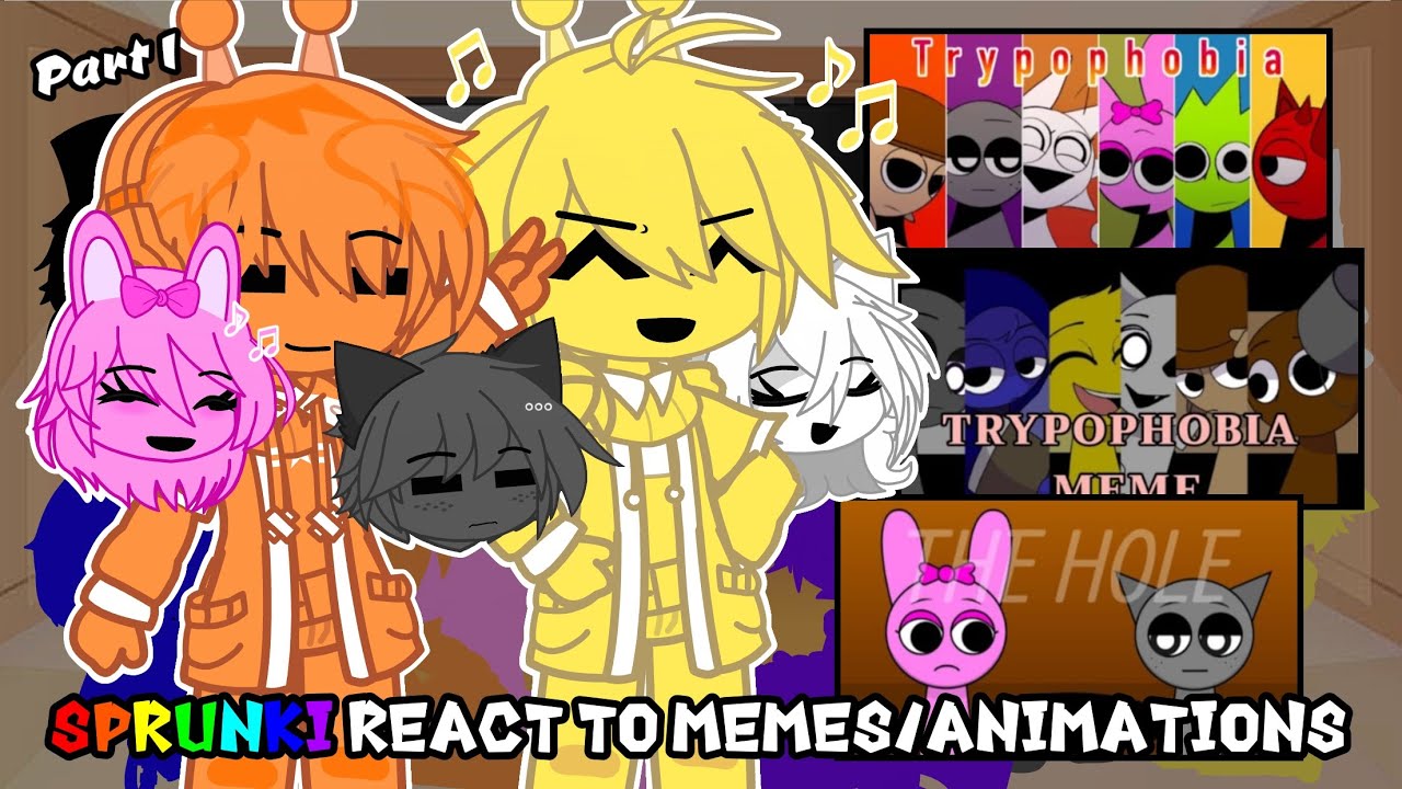 Sprunki Casts React To Memes Animations Pt 1 Sprunki Incredibox