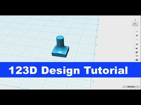 123d Design Tutorial 001 Getting Started Youtube
