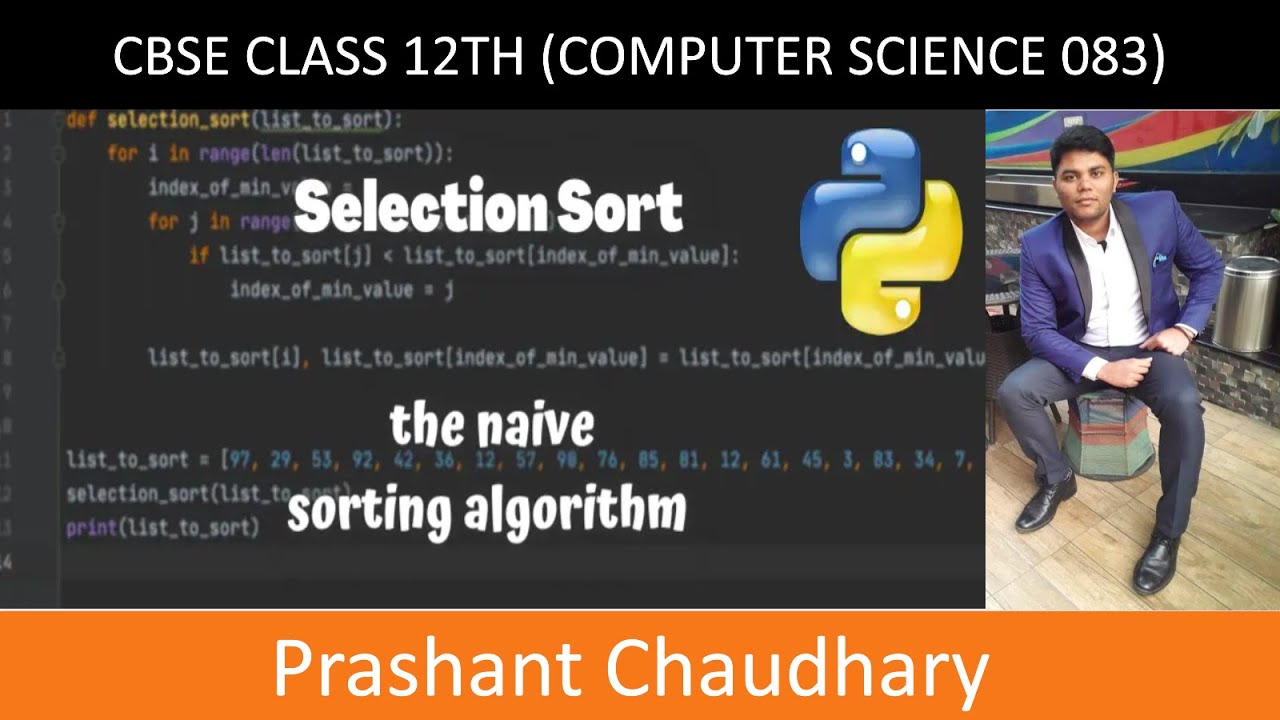 Selection Sort Using Python Sorting In Python Dsa Using Python