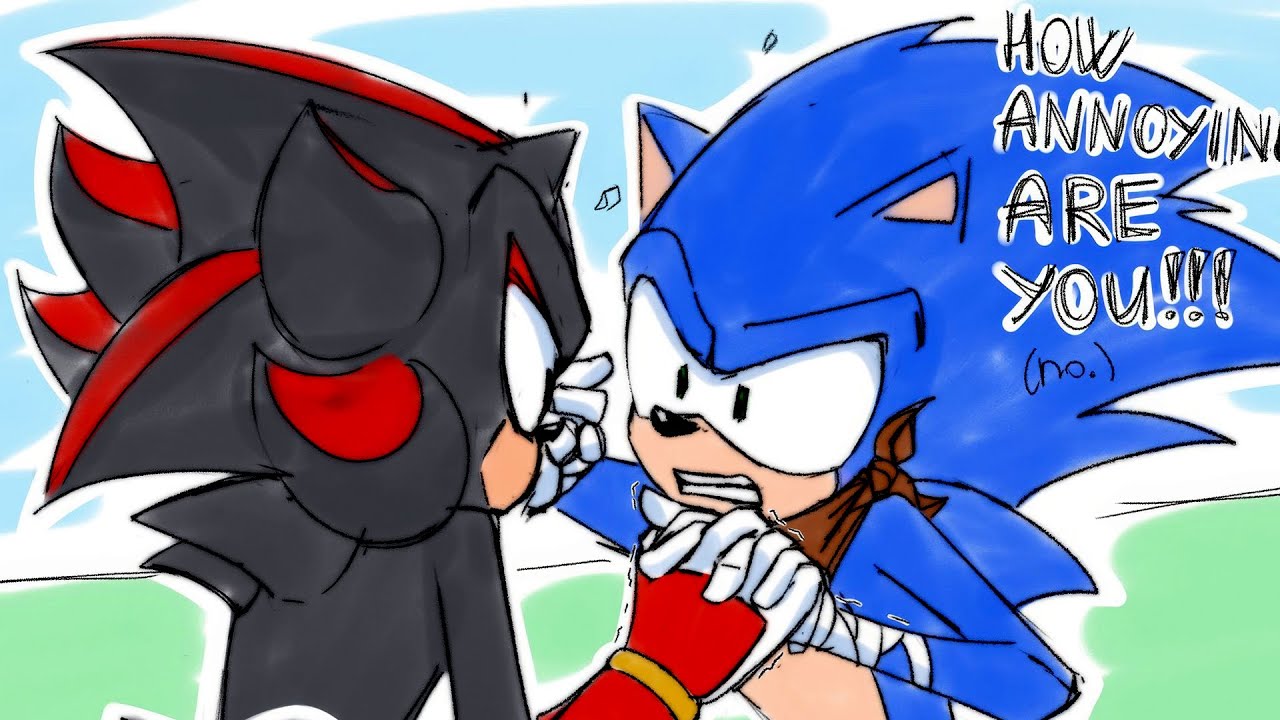 Argument ёяшб Shadow X Sonic Sonadow Comic Dub Youtube