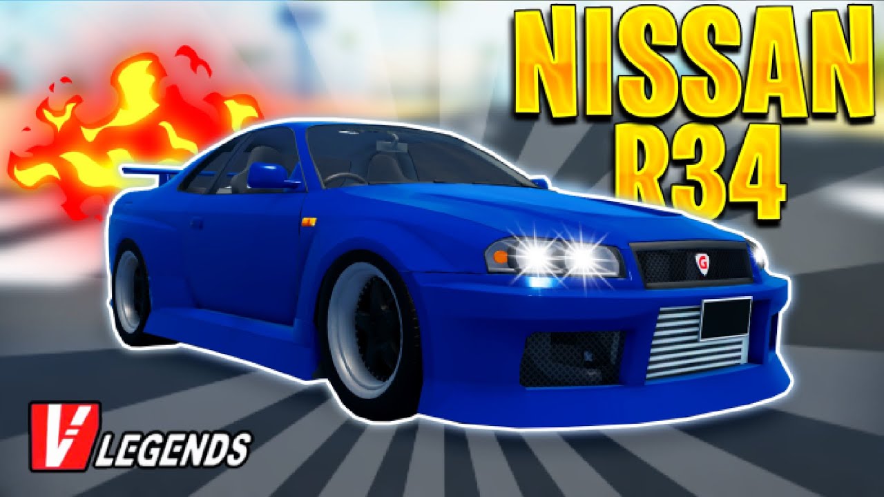 Nissan Gtr R34 Roblox Vehicle Legends Youtube