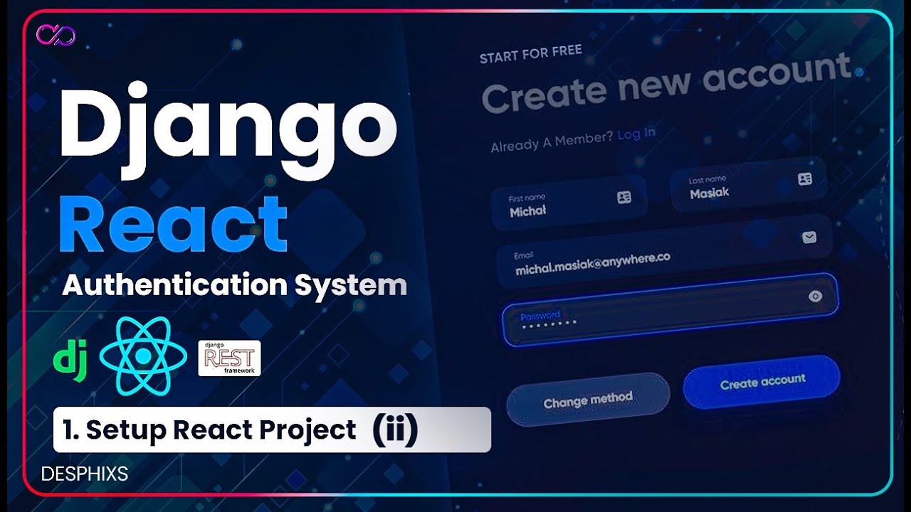 React Authentication System Setup React Project Part 1 Ii