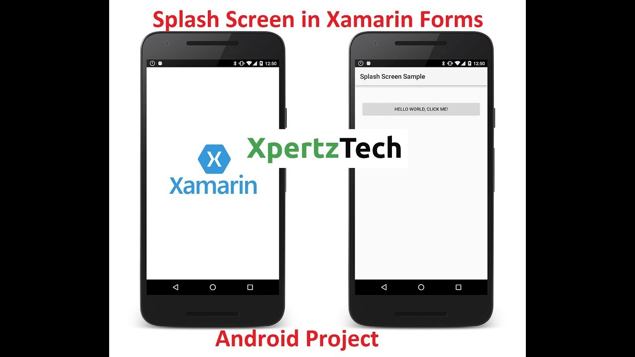 Create Splash Screen In Xamarin Forms Android Youtube