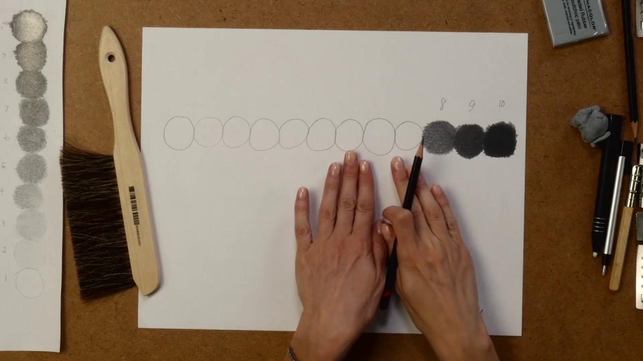 Graphite Pencil Value Scale At Gail Carroll Blog