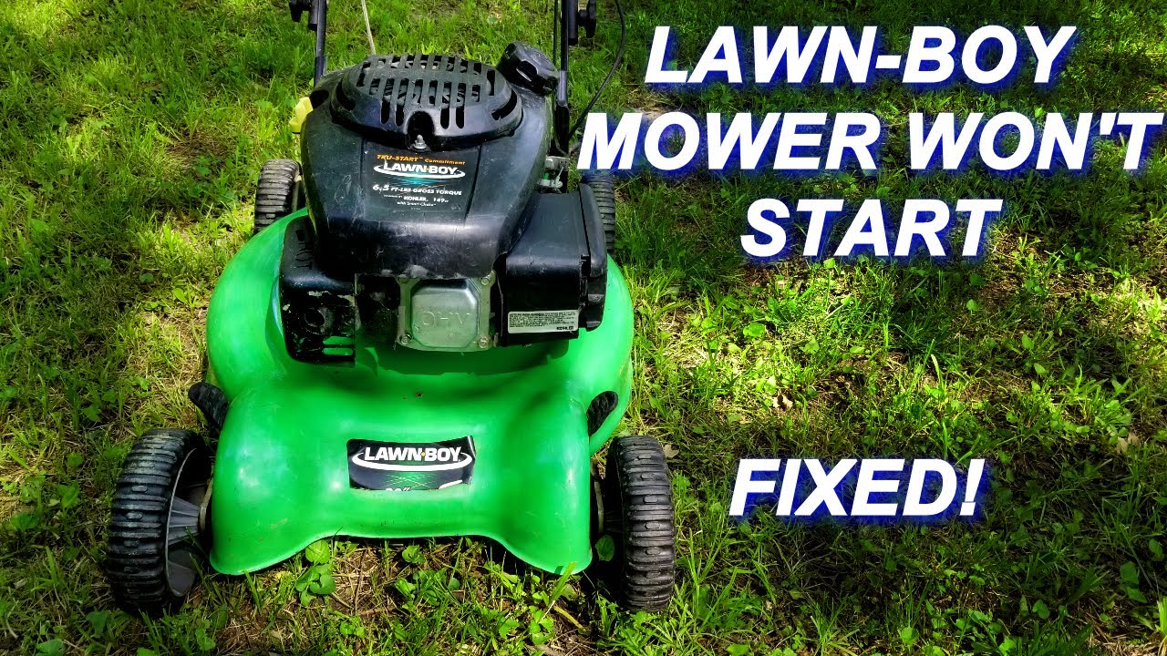 Free Lawn Boy Mower Won T Start Youtube