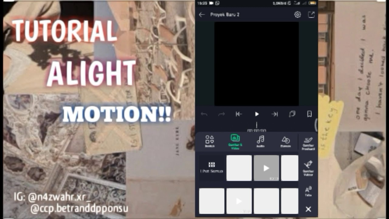 Tutorial Alight Motion Gampang Youtube