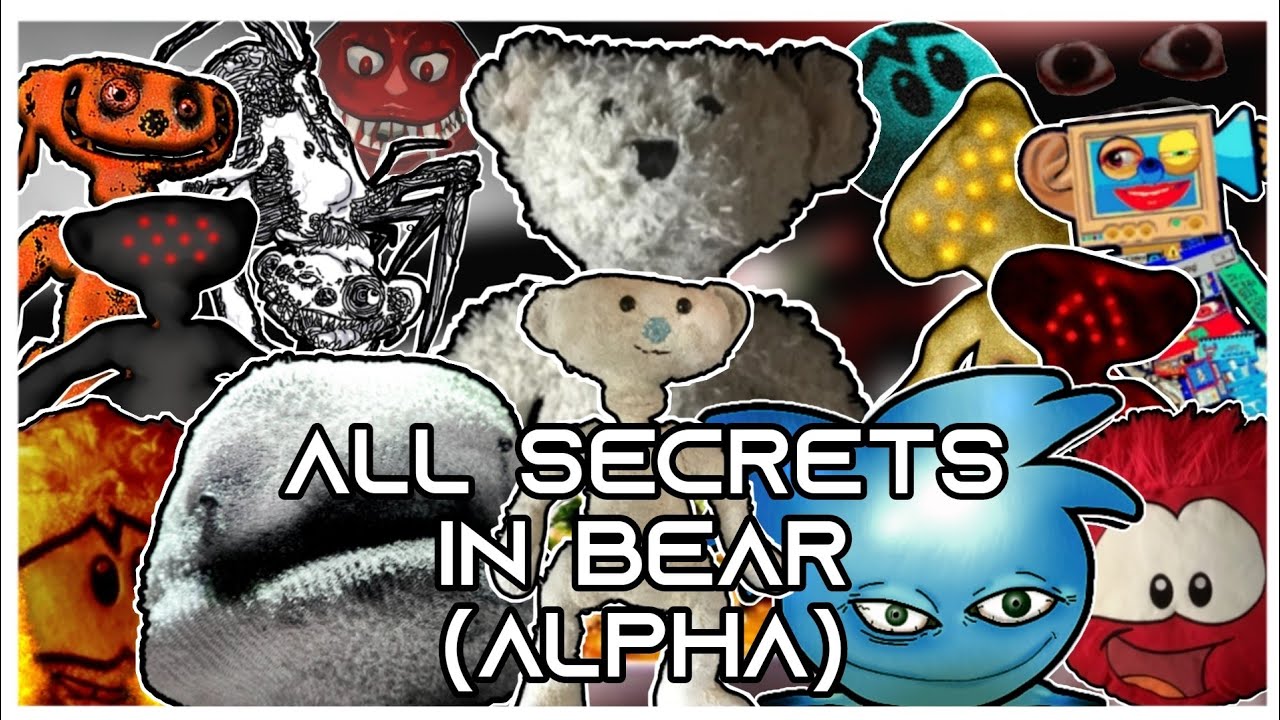 абсолютно все секреты в Bear Alpha Roblox Youtube