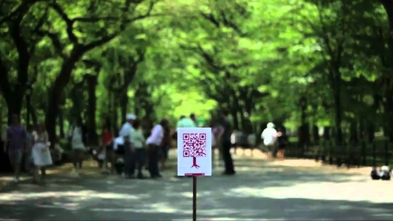 Use Of Mobile Qr Codes Technology In The Park Youtube
