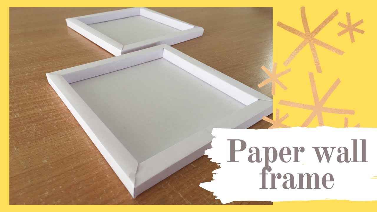 Paper Frame 3d Diy Paper Frame Tutorial Shadow Box Diy Youtube