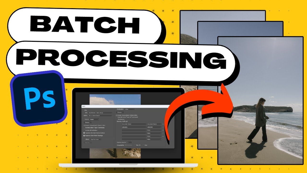 Photoshop Tutorial How To Do Batch Processing Youtube