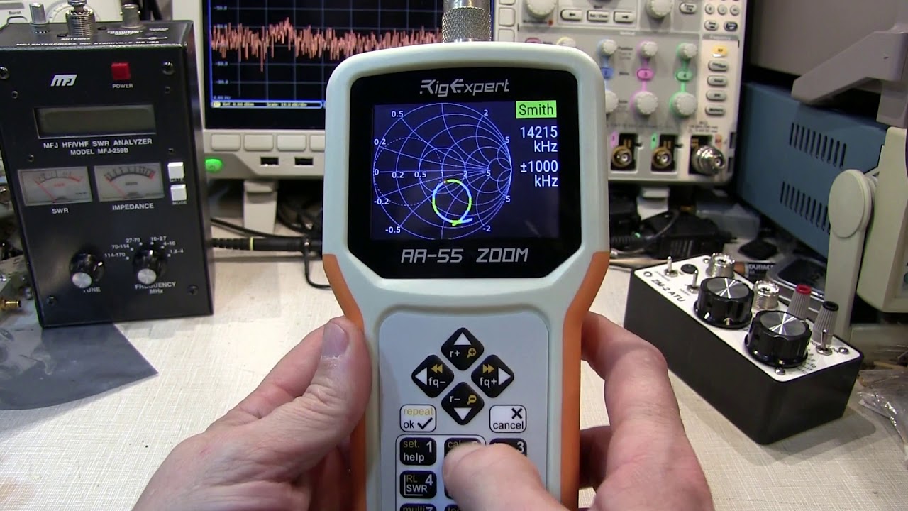 280 Review Of Rigexpert Aa 55 Zoom Antenna And Cable Analyzer Youtube