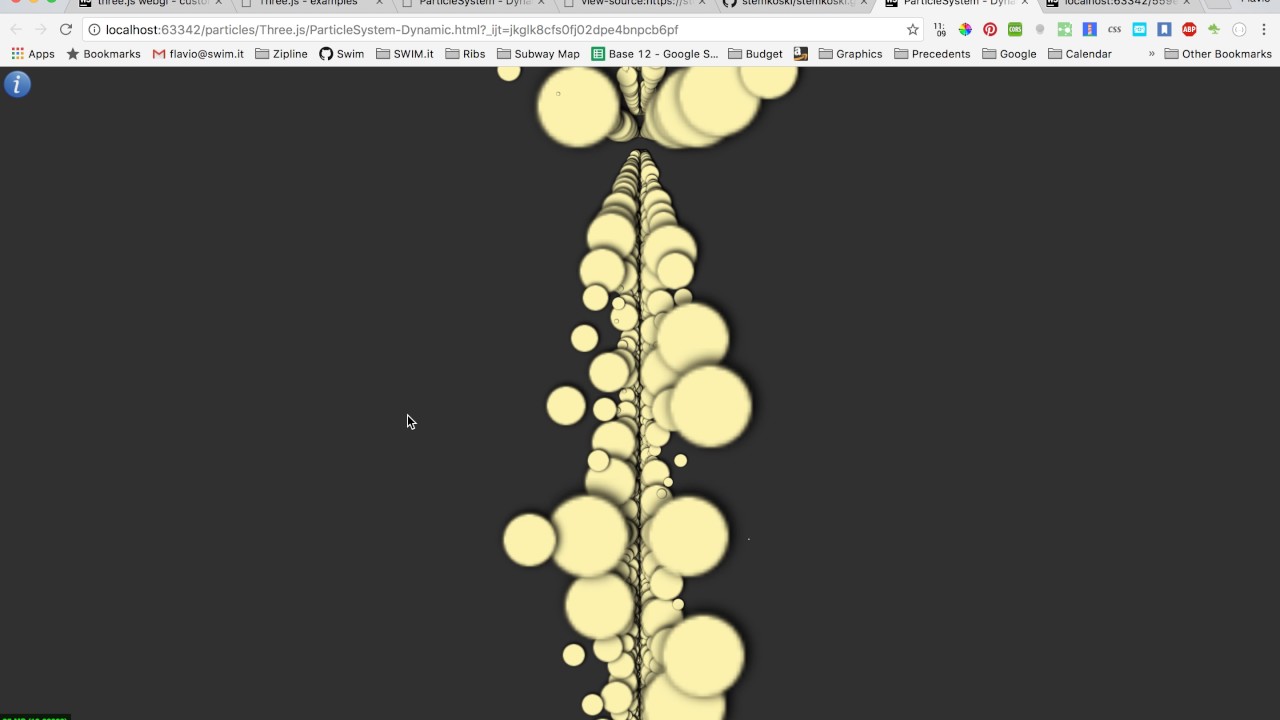 Webgl Particles For Lighting Demo Youtube