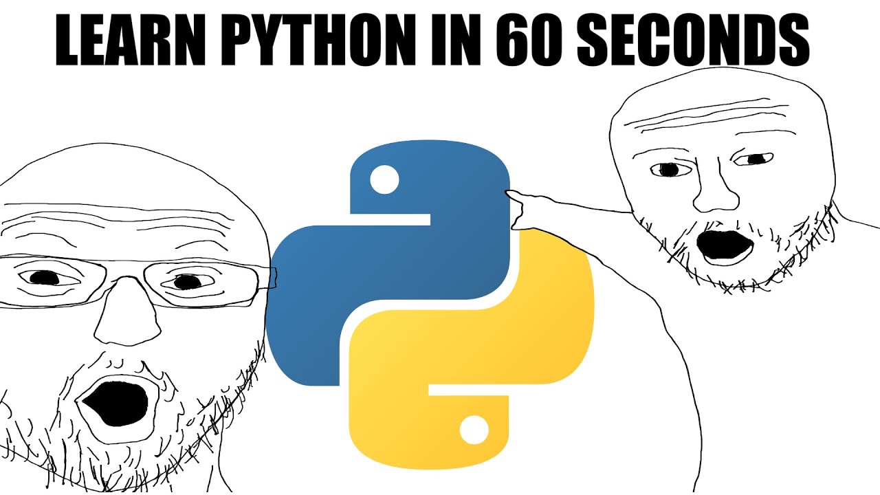 Learn Python In 60 Seconds Youtube