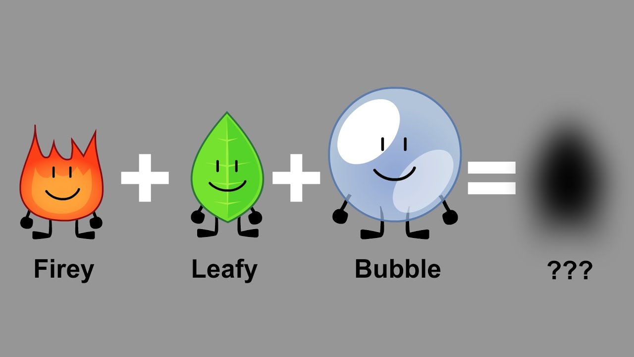Bfdi Fusions Firey Leafy And Bubble Youtube