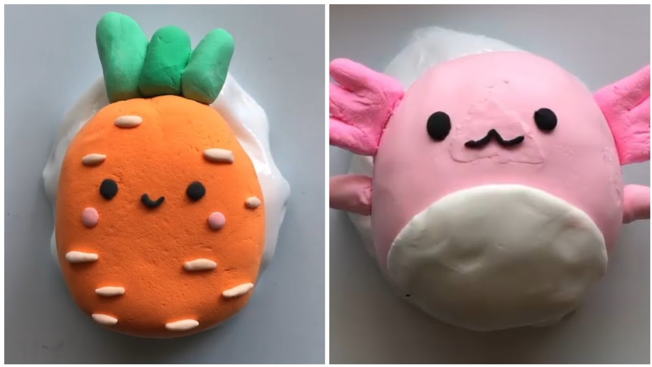 Clay Slime Asmr Compilation Satisfying Asmr Compilation Youtube