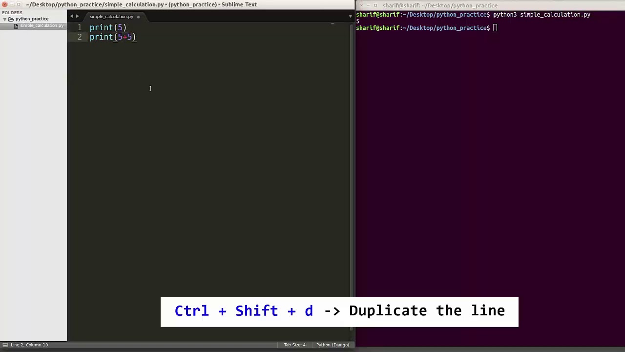 Bangla Python Tutorial 02 03 Simple Calculation Youtube