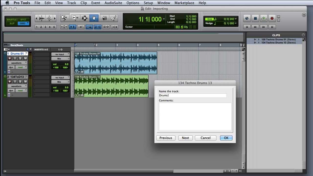 Using The Import Audio Dialog In Pro Tools Youtube