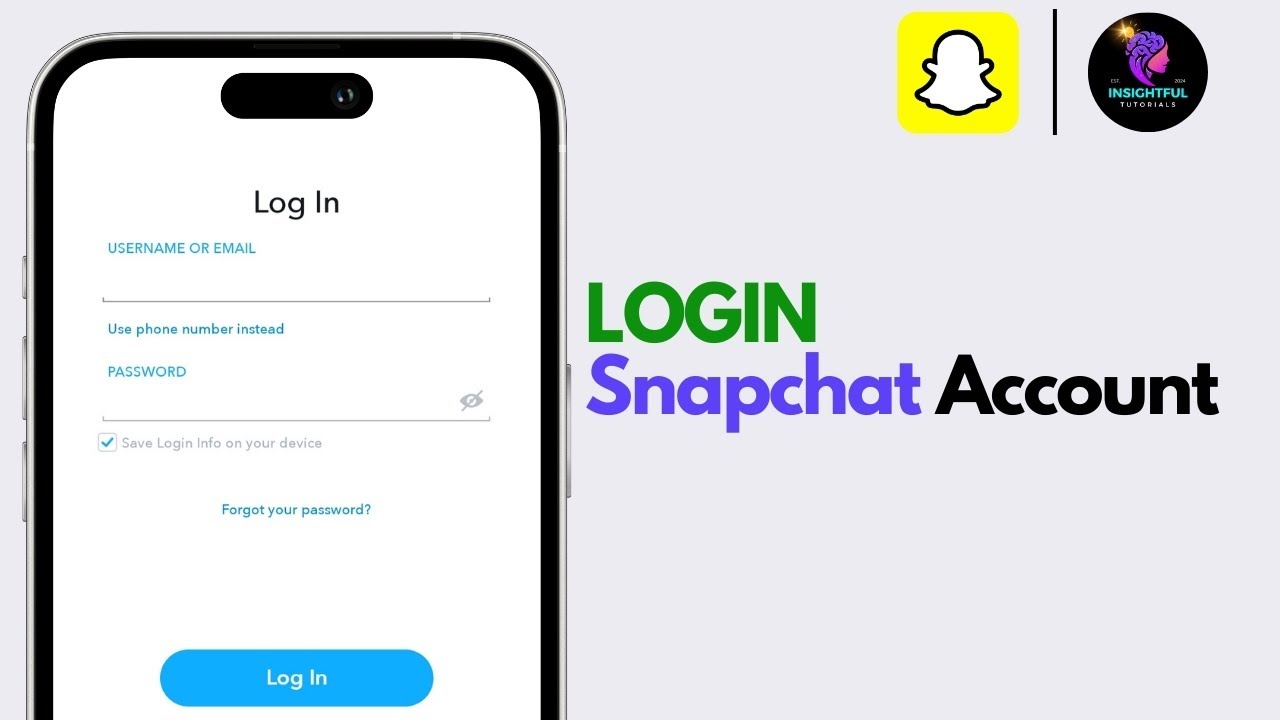 How To Login Snapchat Account Easy Tutorial 2024 Youtube