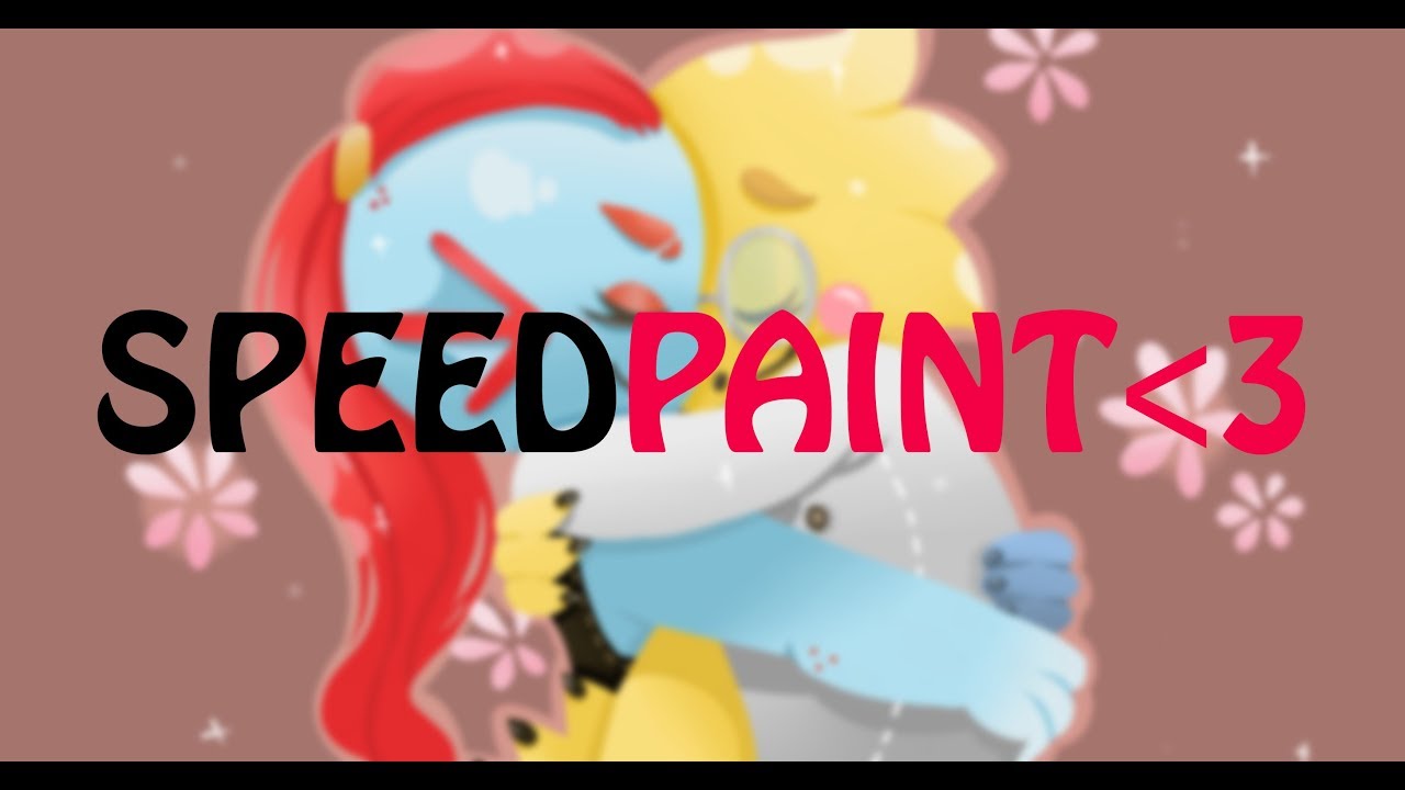 5 Undertale Undyne And Alphys Speedpaint Youtube