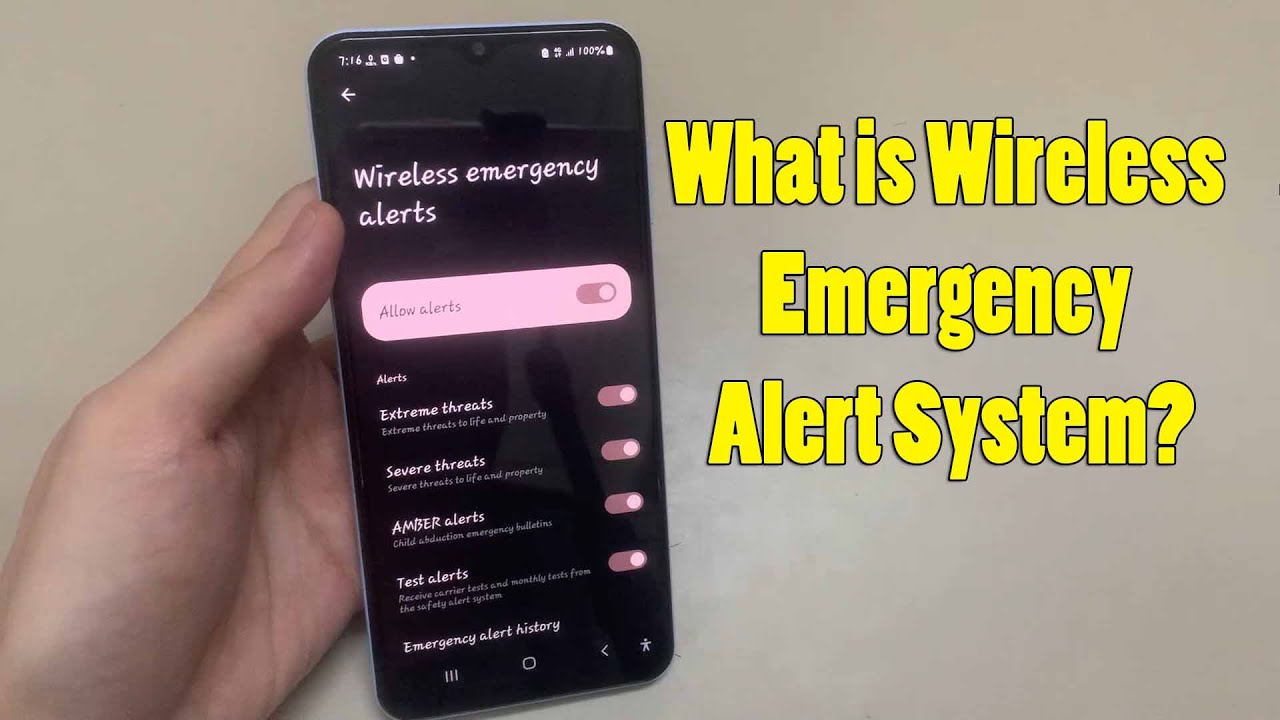What Is Wireless Emergency Alert System ôüá å Samsung Wireless Alert How